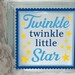 Vinyl Lettering Glass Block Decal Twinkle Twinkle - Etsy