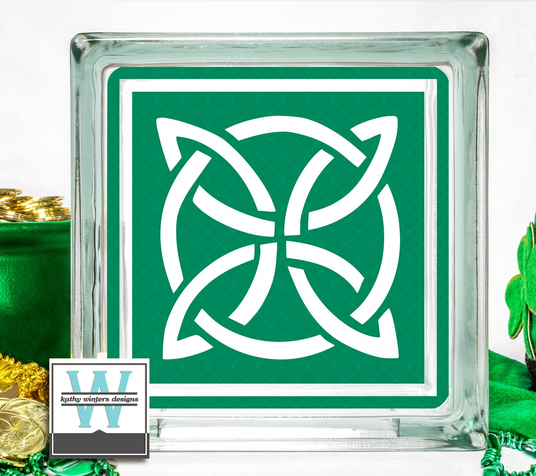 Vinyl Lettering Glass Block Decal Celtic - Etsy