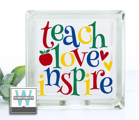 Vinyl Lettering For Glass Blocks Glass Block Crafts Ideas For Cricut