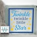 Vinyl Lettering Glass Block Decal Twinkle Twinkle - Etsy