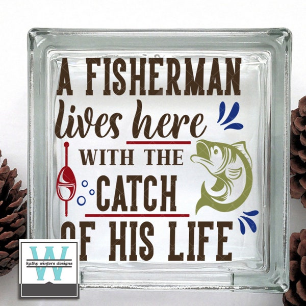 Fisherman Decal - Etsy