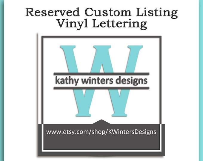 Custom Listing - Etsy