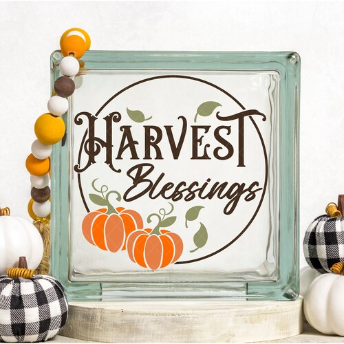 Vinyl Lettering Glass Block Decal Snowman3 | Etsy