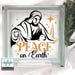 Vinyl Lettering Glass Block Decal Peace on Earth3 - Etsy