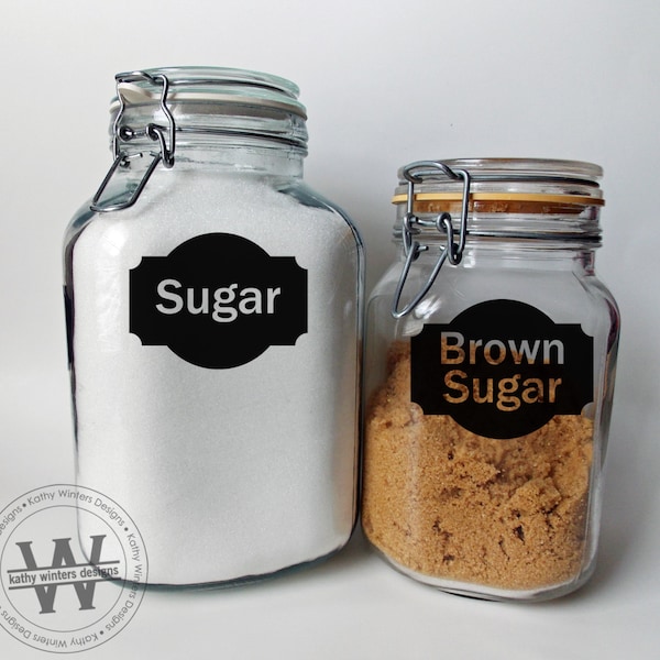 Canister Labels - Etsy