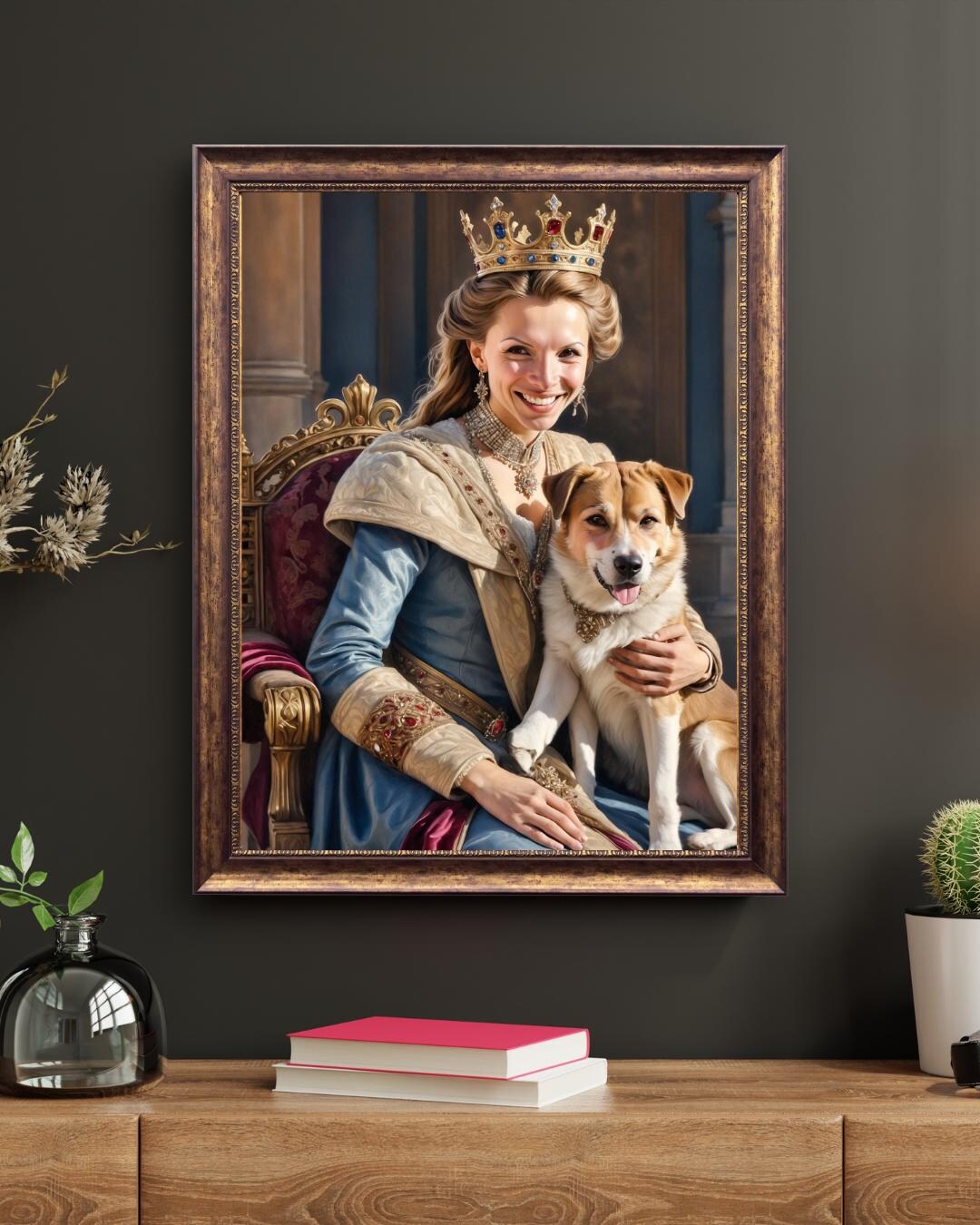 Custom Human & Pet Portrait – Personalized Artwork, Unique Bond ...