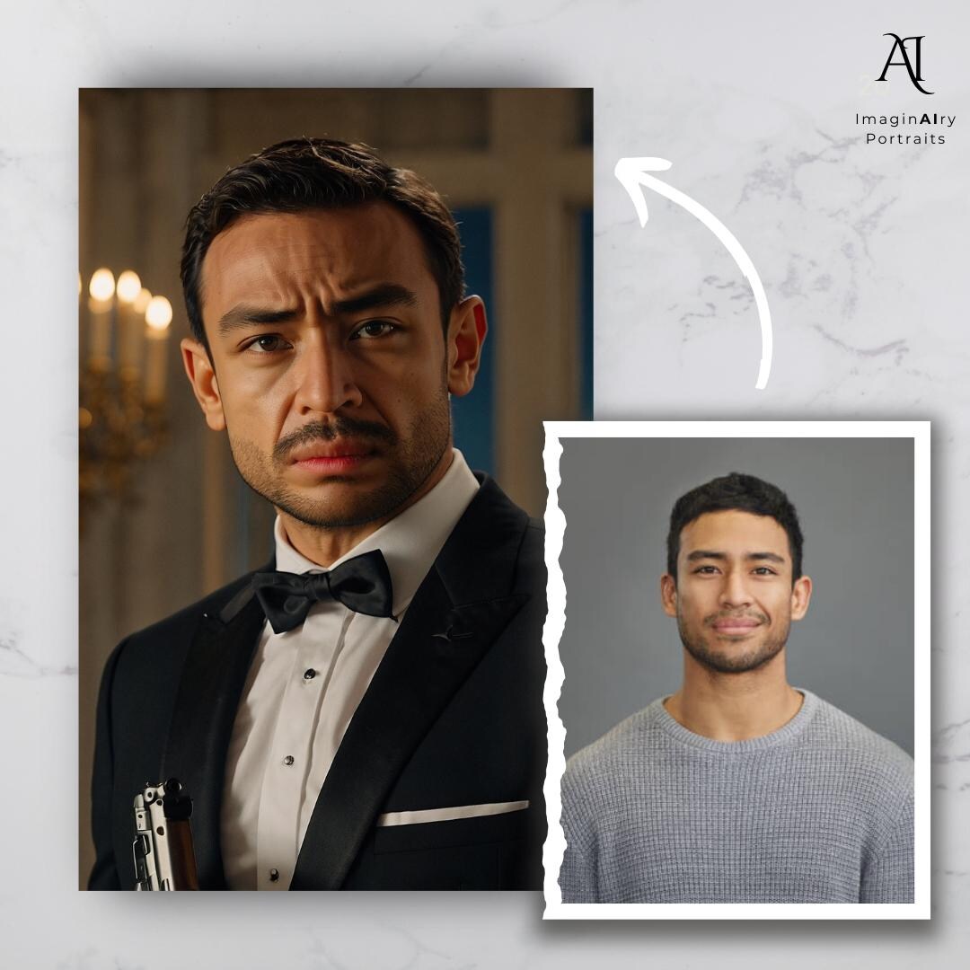 Custom Secret Agent Portrait - Personalized Digital Artwork | Ai ...