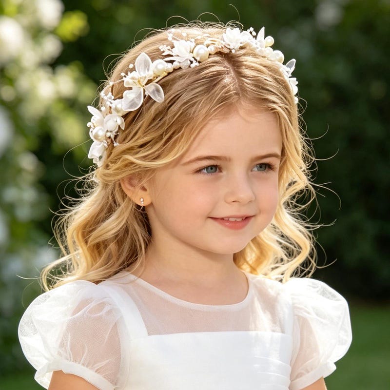 Flowergirl Crown - Etsy