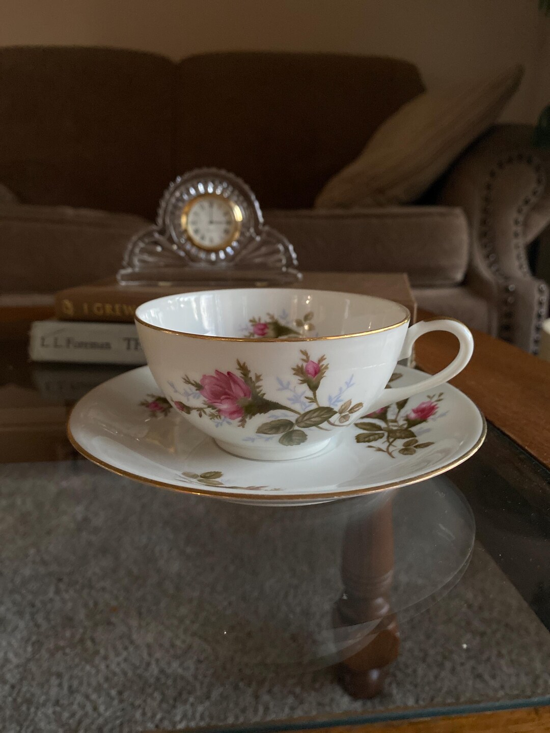 Vintage Floral Sango Tea Cup & Saucer Set | Made in Japan - Etsy