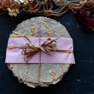 Handmade Botanical Cast Papers. Set of 10 Papers. - Etsy