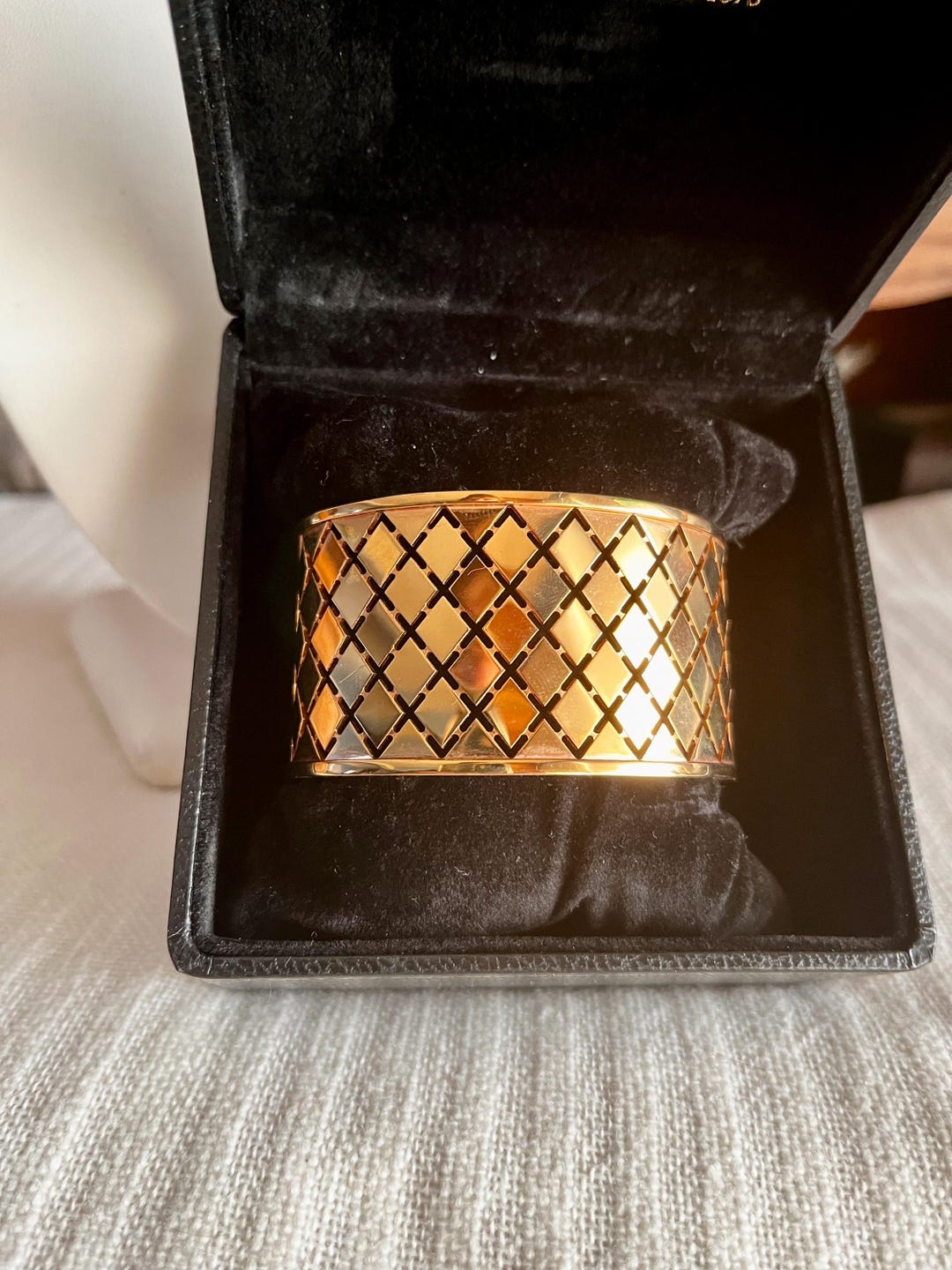 Large Cuff Bracelet by Rebecca Italy - Etsy