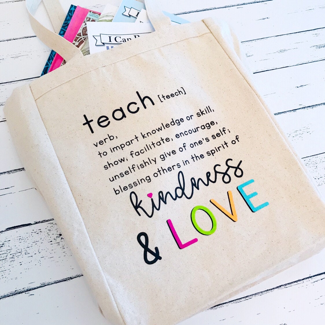 Teach Definition Tote Bag - Etsy