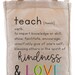 Teach Definition Tote Bag - Etsy