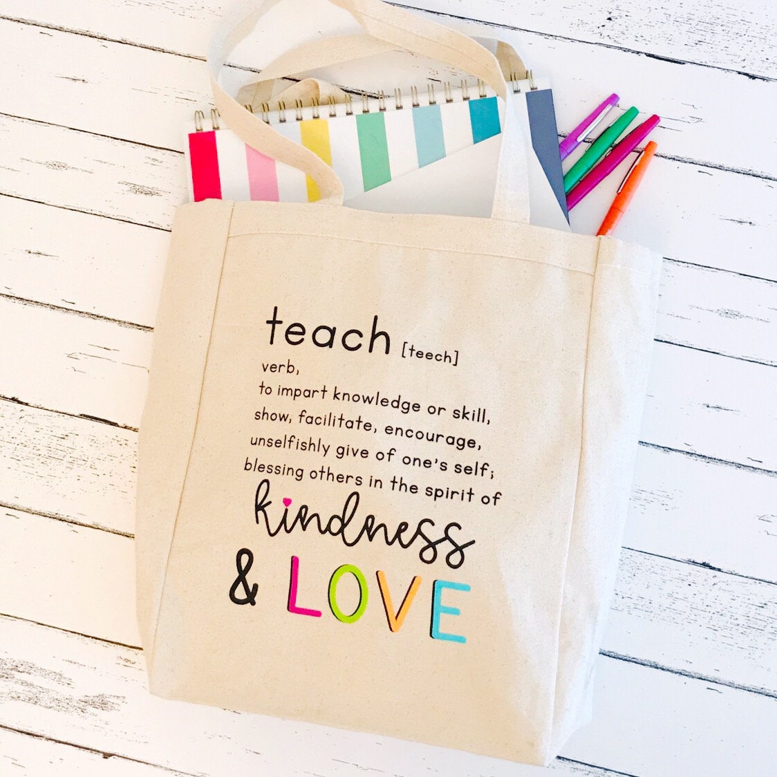 Teach Definition Tote Bag - Etsy