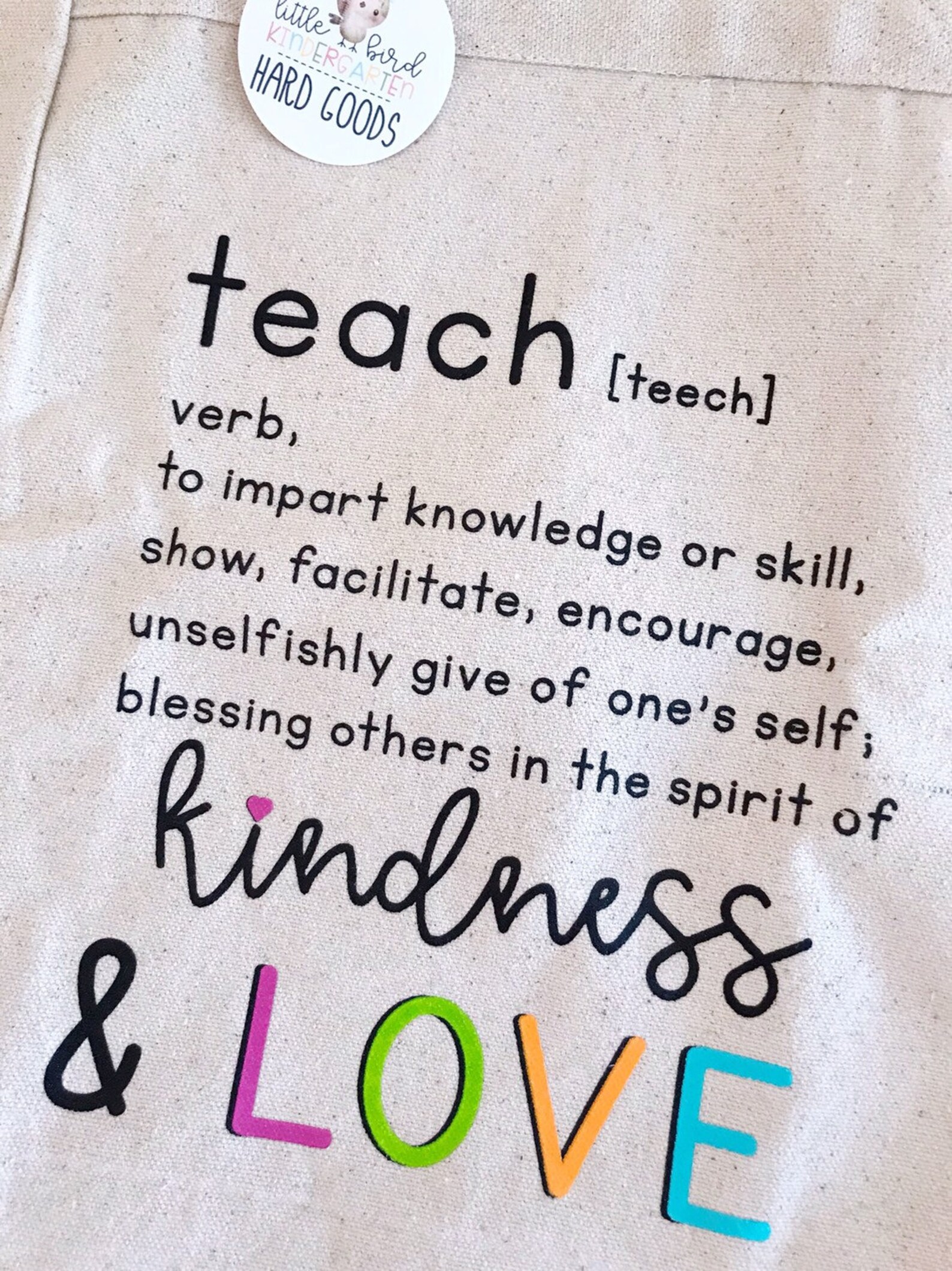 Teach Definition Tote Bag - Etsy