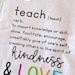 Teach Definition Tote Bag - Etsy