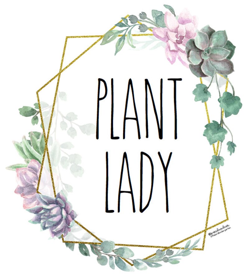 Plant Lady Vinyl Sticker Decal - Etsy
