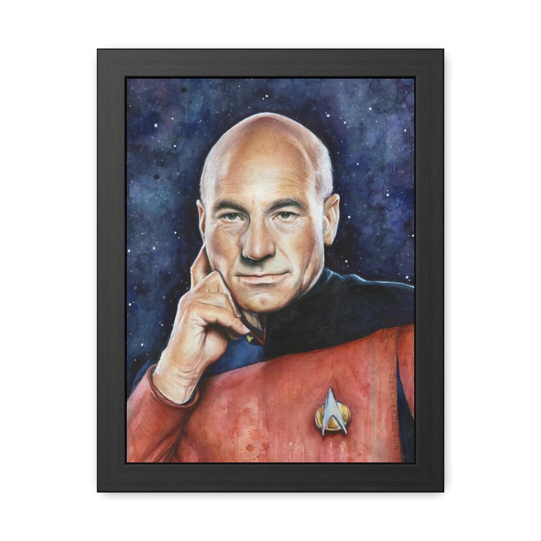 Star Ship Fleet Captain Framed Posters, Sci-fi Wall Art Print ...