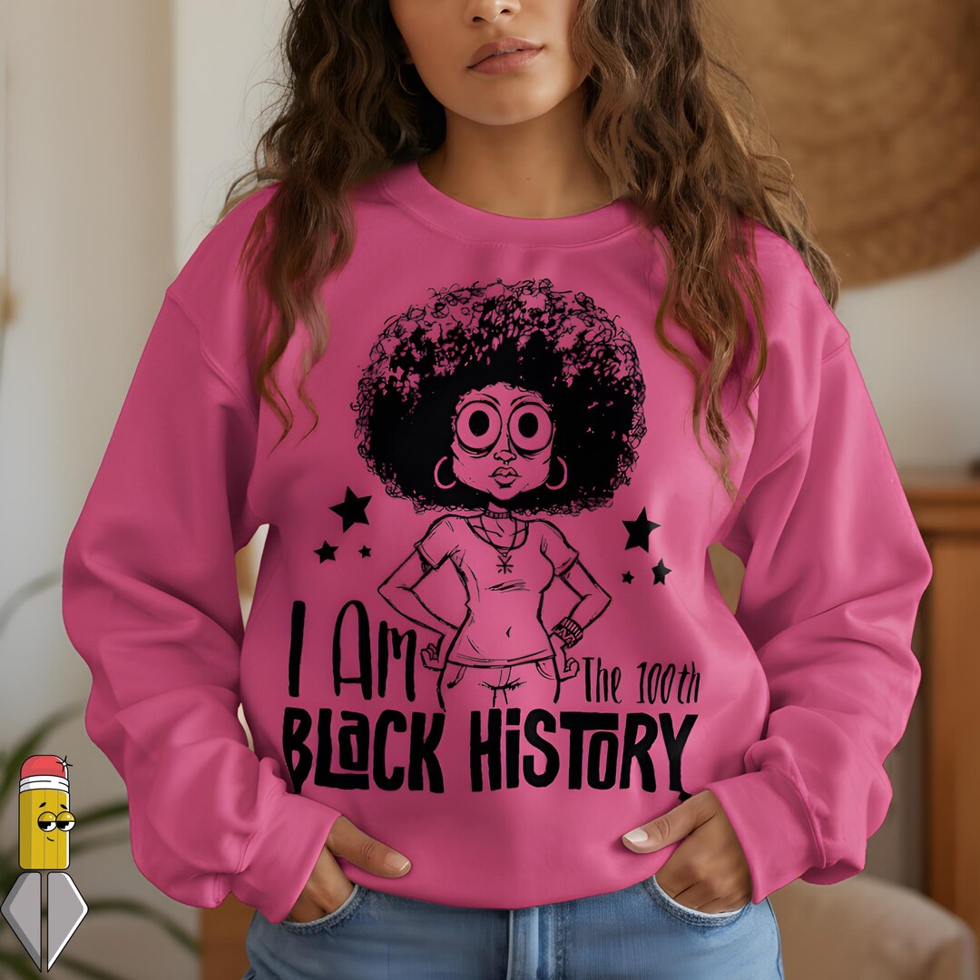 I Am the 100th Black History Month PNG SVG, Unapologetic Black Culture ...