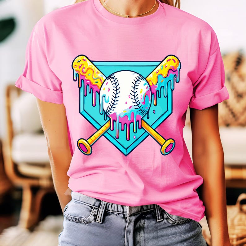 BASEBALL Drip PNG Baseball SVG Baseball Shirt Baseball Mom Sublimation ...