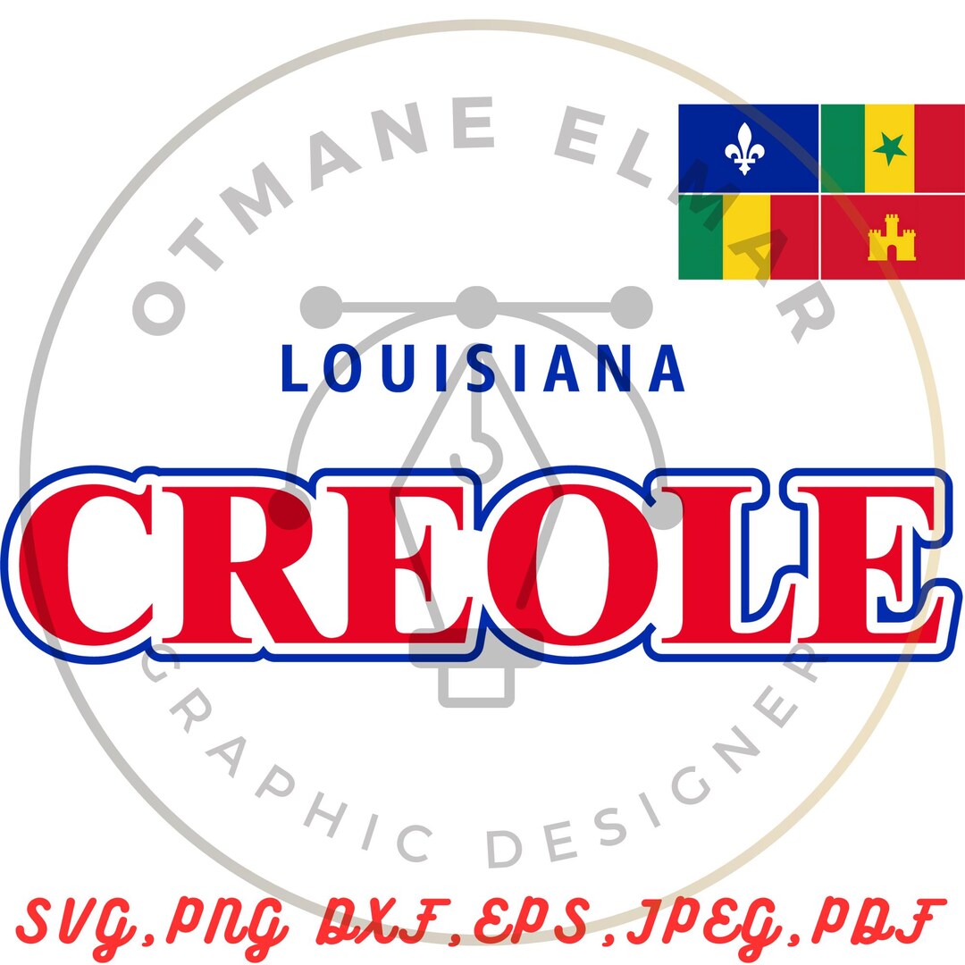 Louisiana Creole | Heritage and Culture Design | Png, Jpeg, Pdf, Svg ...