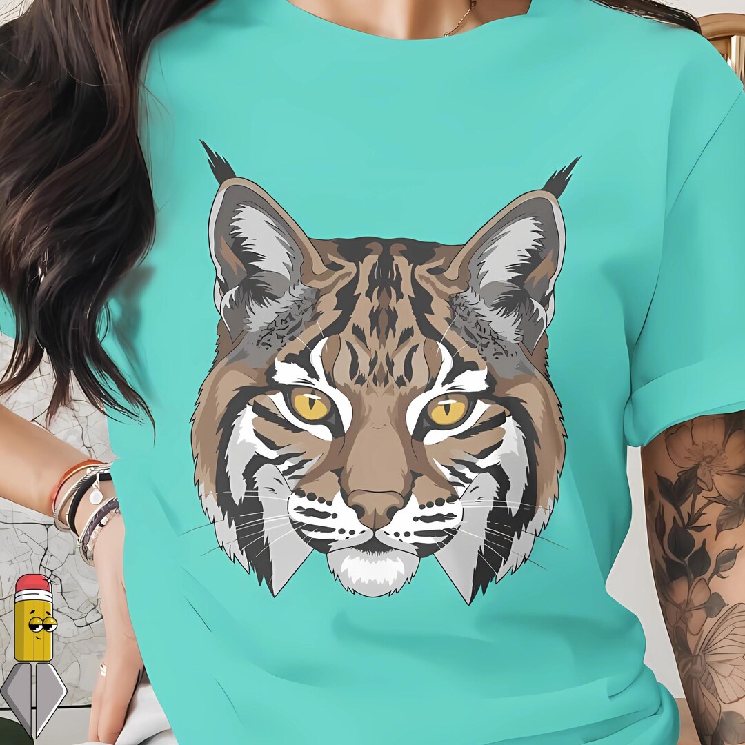 Bobcat Face SVG PNG Wildcats Png, Checkered Png, Retro Wildcats ...