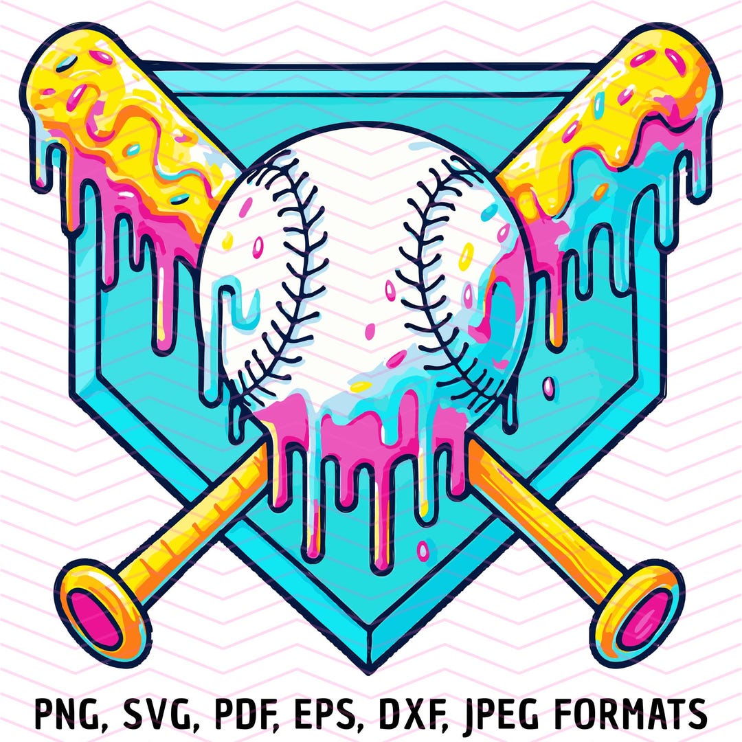 BASEBALL Drip PNG Baseball SVG Baseball Shirt Baseball Mom Sublimation ...