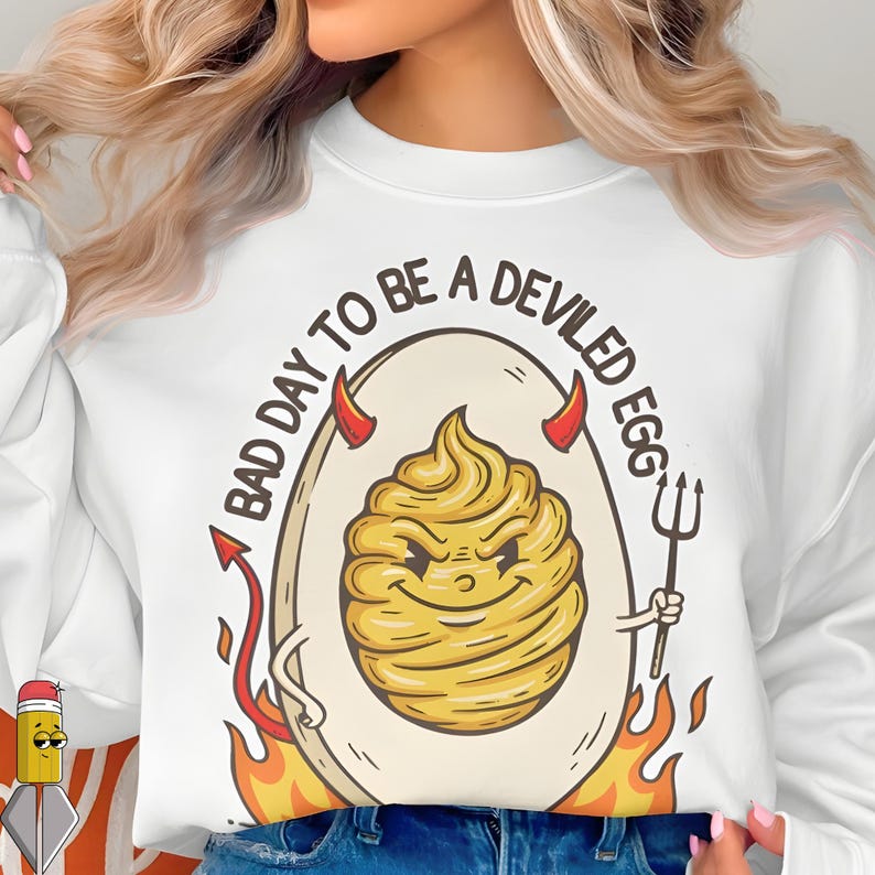 Bad Day to Be A Deviled Egg PNG SVG Funny Deviled Egg Thanksgiving Png ...