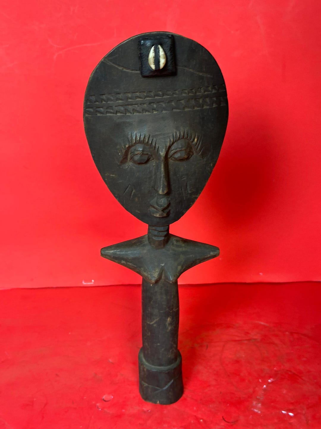 Vintage Akuaba Fertility Doll 14 Inches - Authentic Ashanti Tribal Art ...