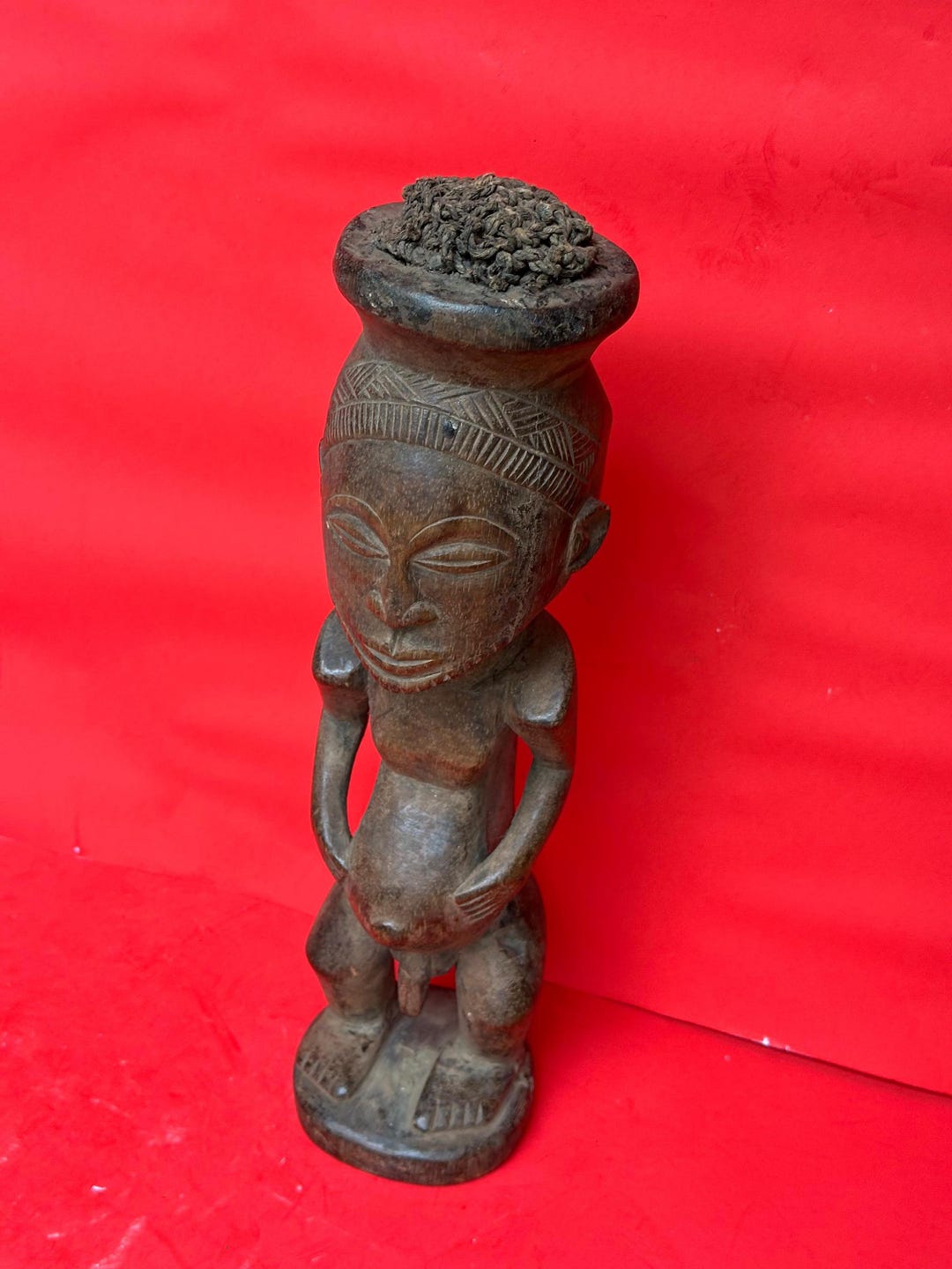 Authentic Luba Male Figure - A Sacred and Powerful Masterpiece From ...
