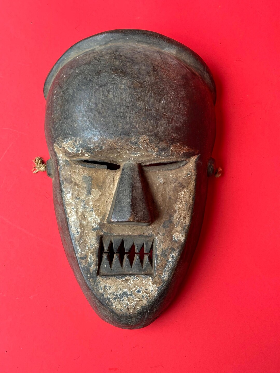 Authentic Vintage Salampasu Mukinka Mask - 13" Hand-carved Wood - Etsy