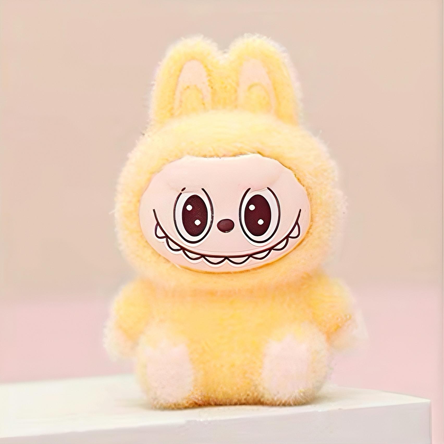 Random 1 Pc - LABUBU 4cm Fleece Mini Figurine - Desk Decoration ...