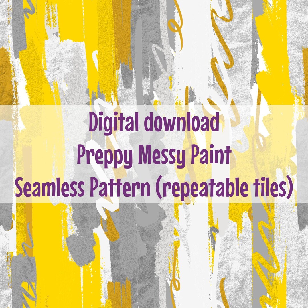 Abstract Vertical Brush Stroke Pattern in Bright Yellow and Gray for ...