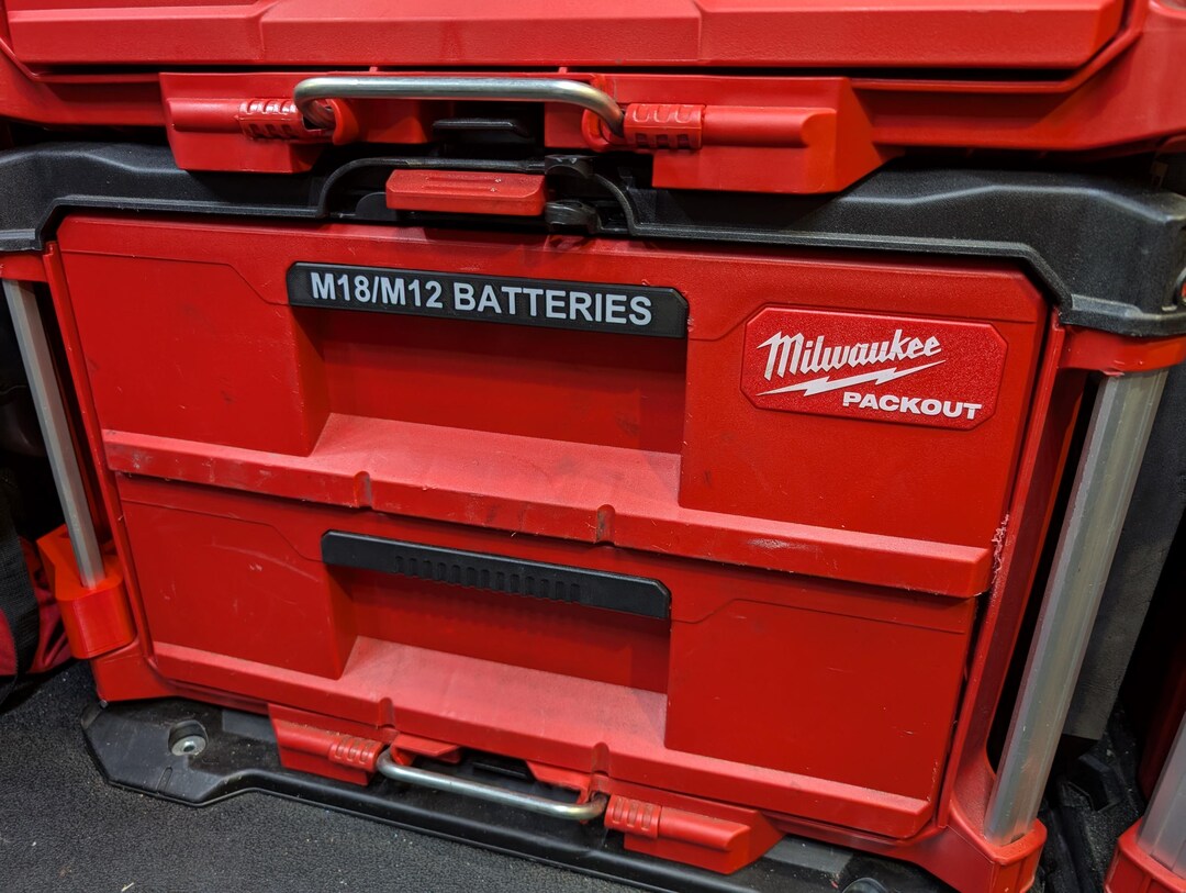 Milwaukee Packout Drawers Custom Labels - Etsy