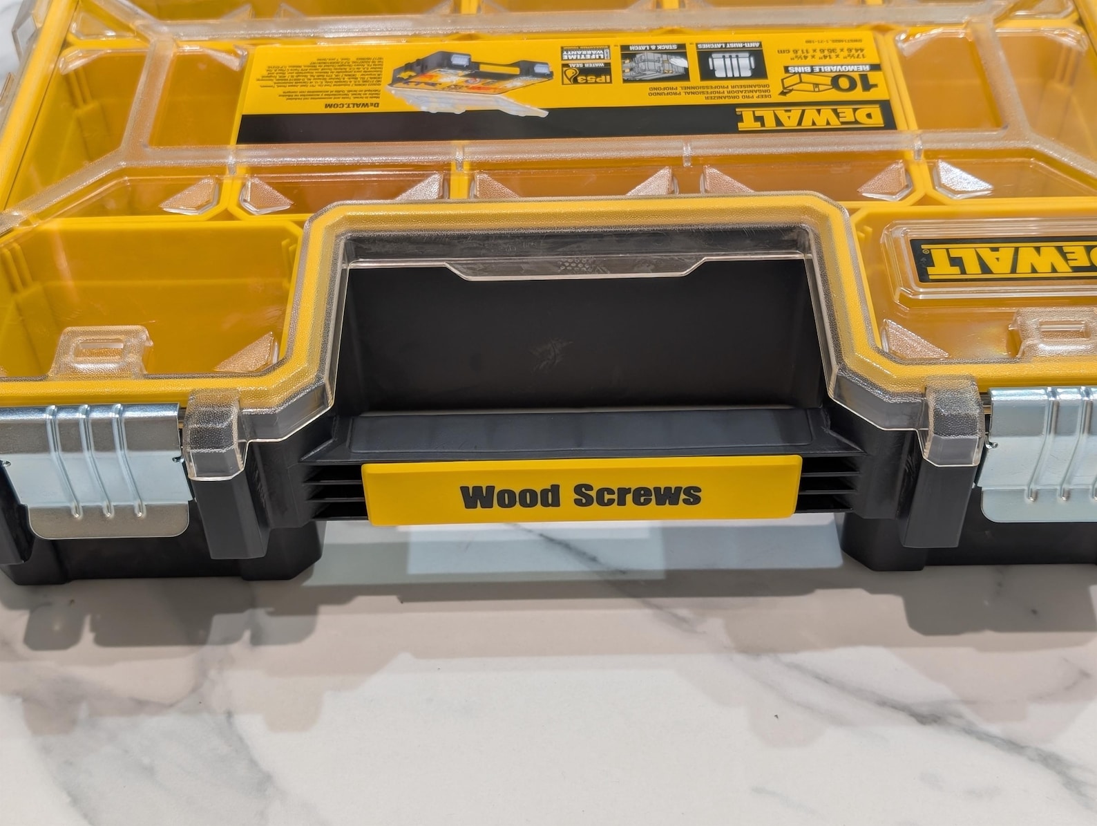 Dewalt 10-bin Deep Pro Organizer Custom Labels - Etsy