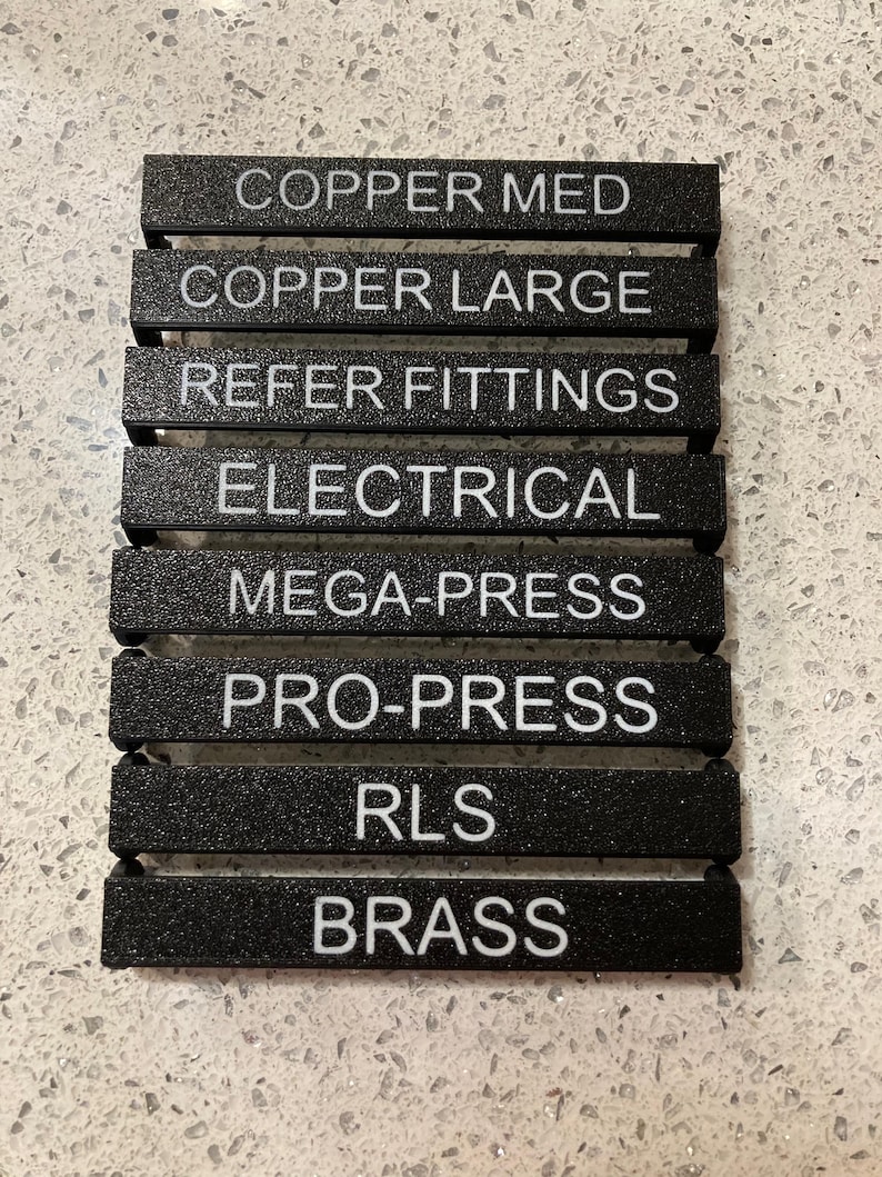 Milwaukee Packout Deep Organizer Labels - Etsy