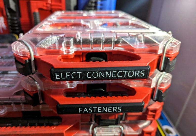 Milwaukee Packout Low-profile Organizer Custom Labels - Etsy