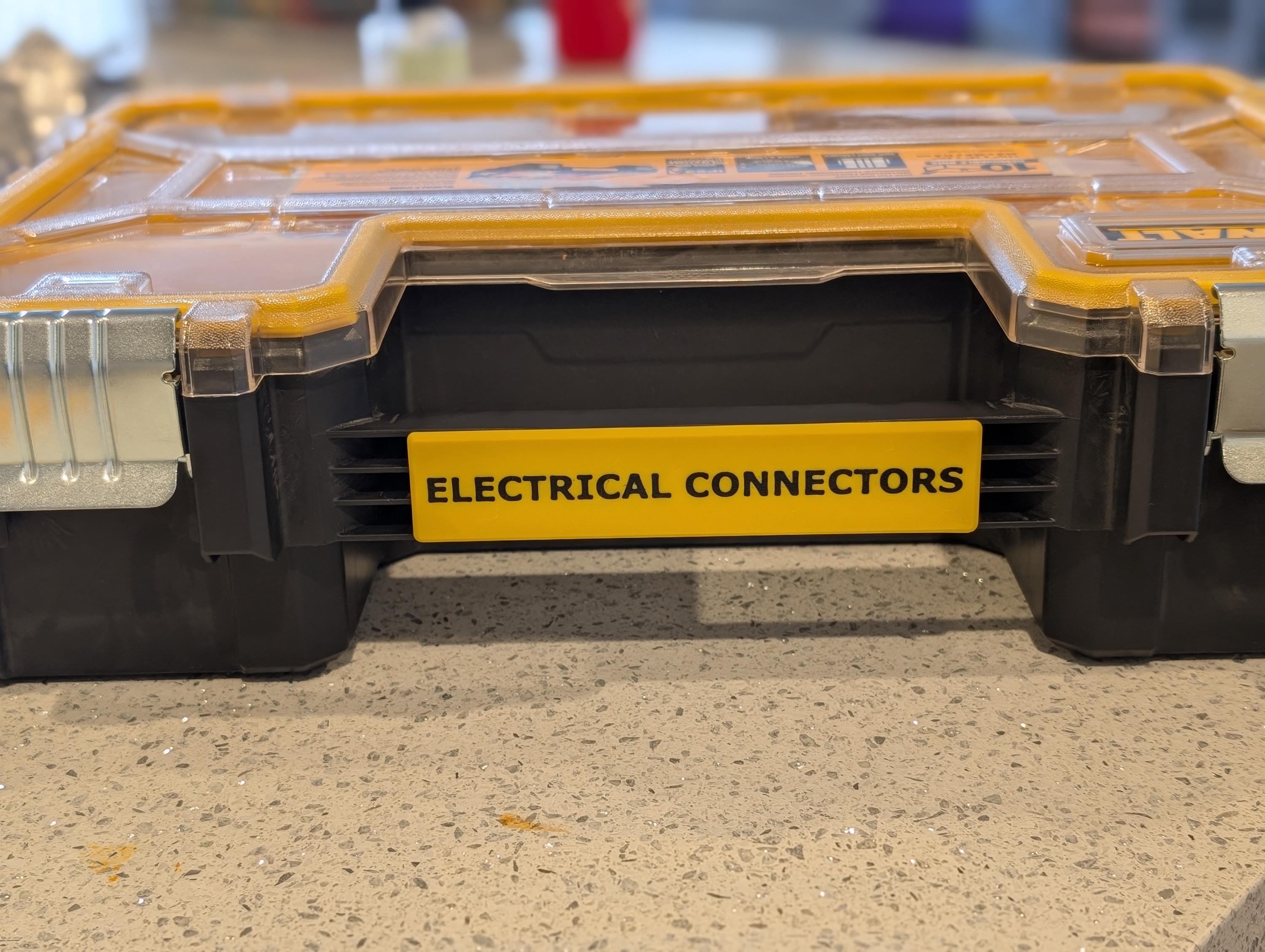 Dewalt 10-bin Deep Pro Organizer Custom Labels - Etsy