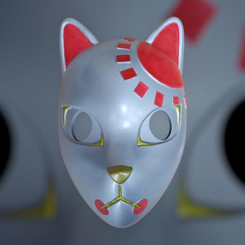 Demon Slayer Tanjiro Mask - Etsy