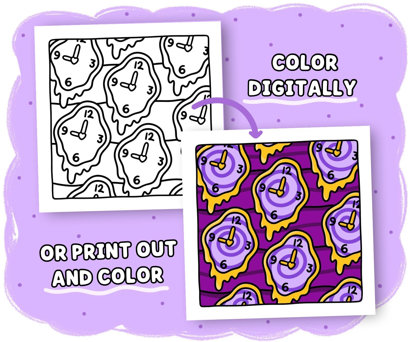 Spooky Patterns Coloring Book | 50 Bold and Easy Halloween Coloring ...