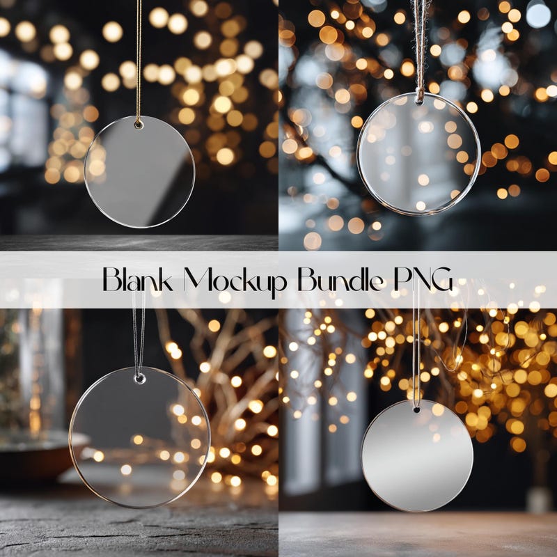 Clear Glass Ornament Flat - Etsy