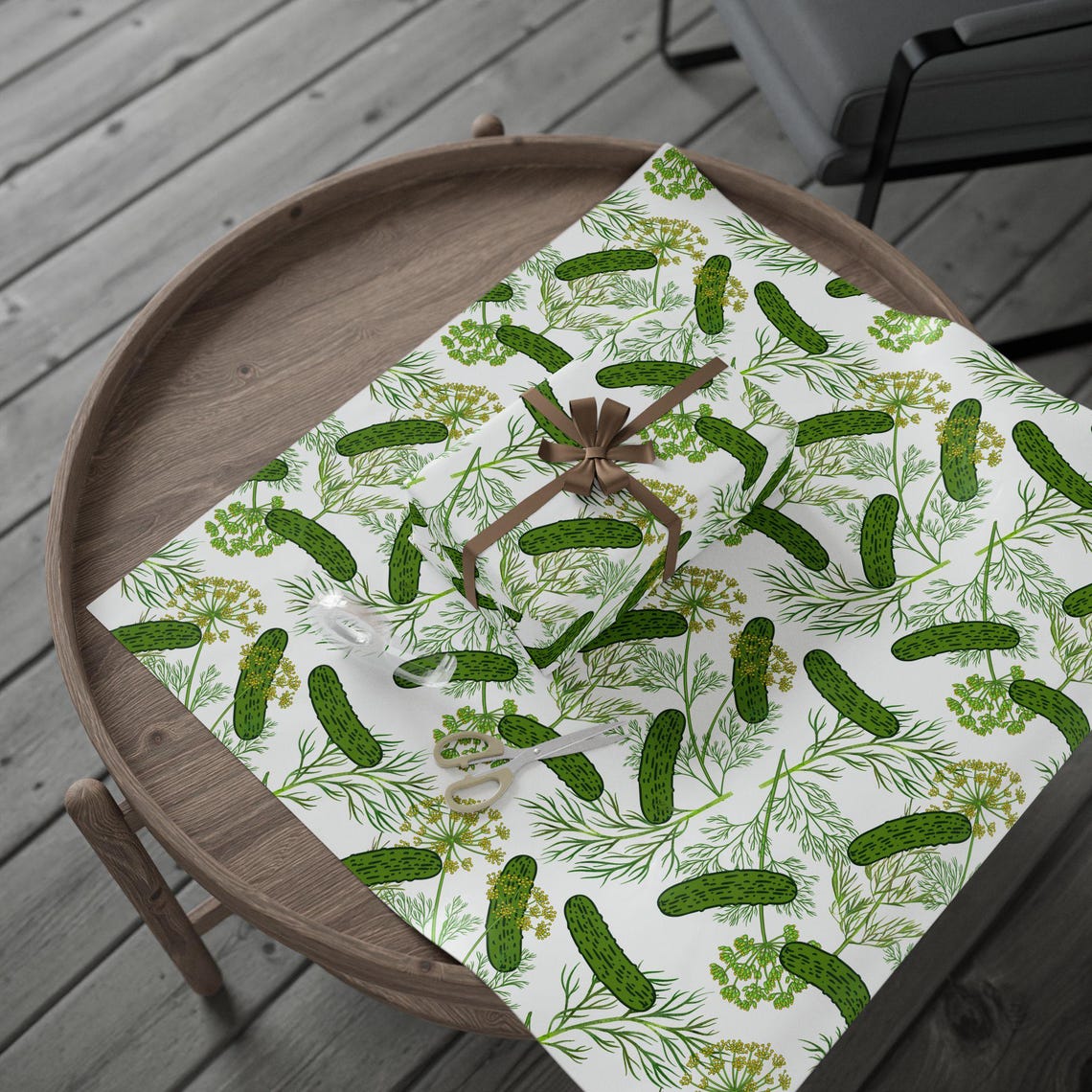 Whimsical Pickles Seamless Pattern Fabric Design, Dill and Pickle ...