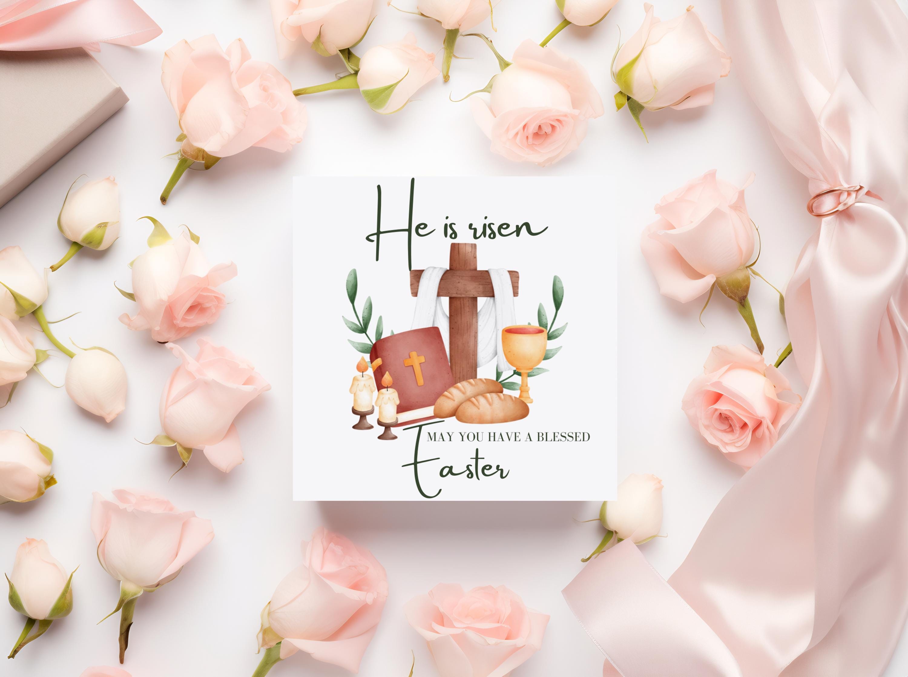 Jesus Easter Gift Tag Bundle, Easter Basket Tags, Printable Christian ...