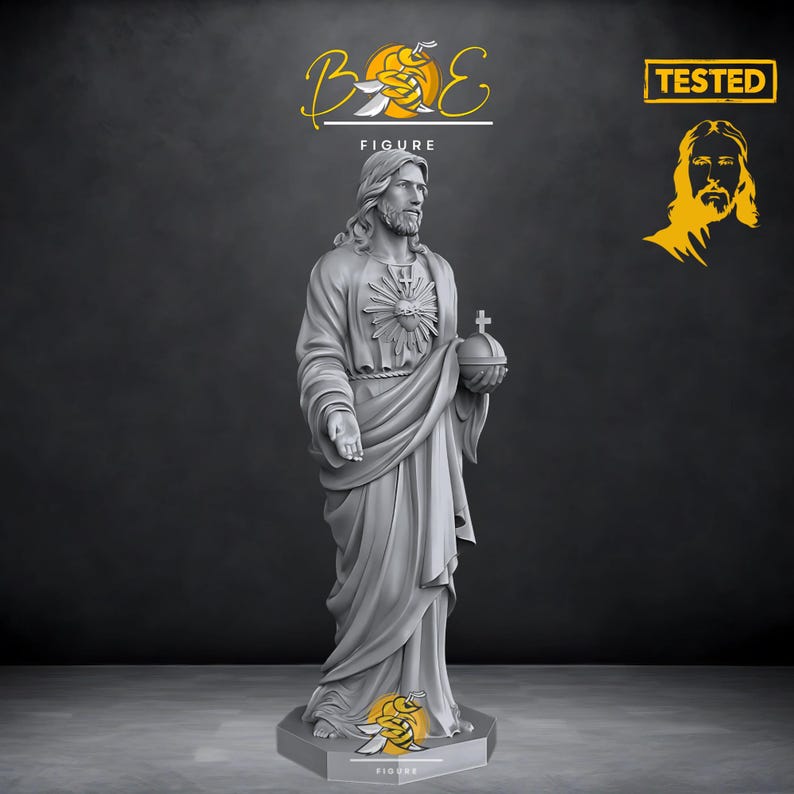Jesus Christ Figure STL File, 3D Printer Diorama (digital Download) - Etsy