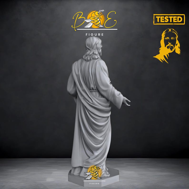 Jesus Christ Figure STL File, 3D Printer Diorama (digital Download) - Etsy