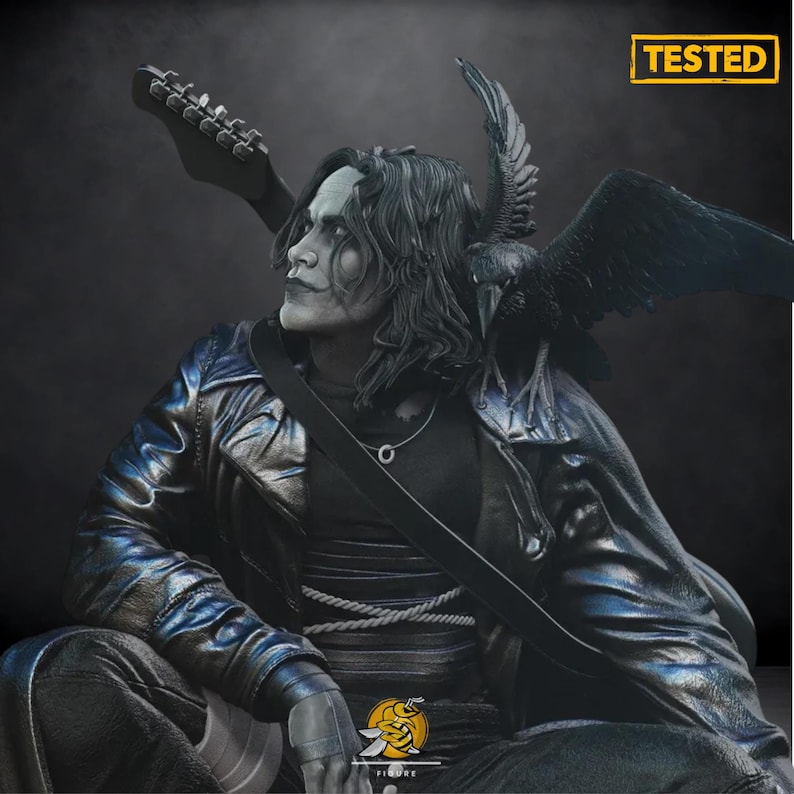 The Crow 3D Printable Figure STL File – Diorama (digital Download) - Etsy