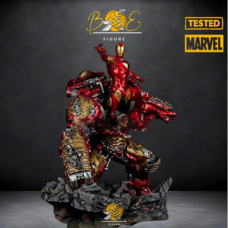 Hulkbuster & Ironman STL File – 3D Printing Diorama - Etsy