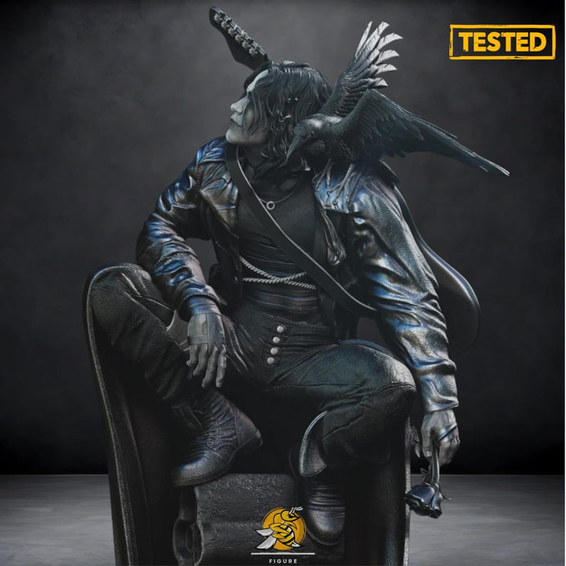 The Crow 3D Printable Figure STL File – Diorama (digital Download ...