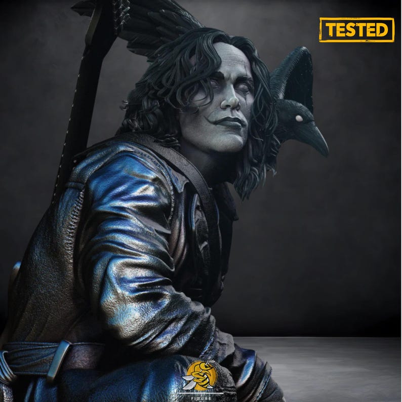 The Crow 3D Printable Figure STL File – Diorama (digital Download ...