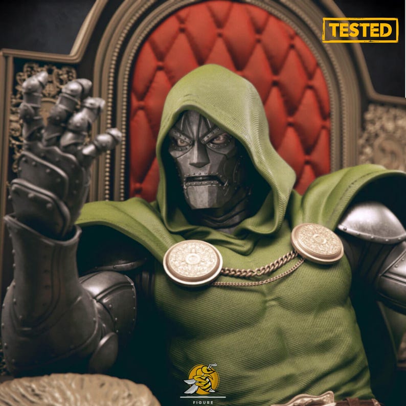 MARVEL - Dr Doom 3D Printable Figure STL File – Diorama (digital ...